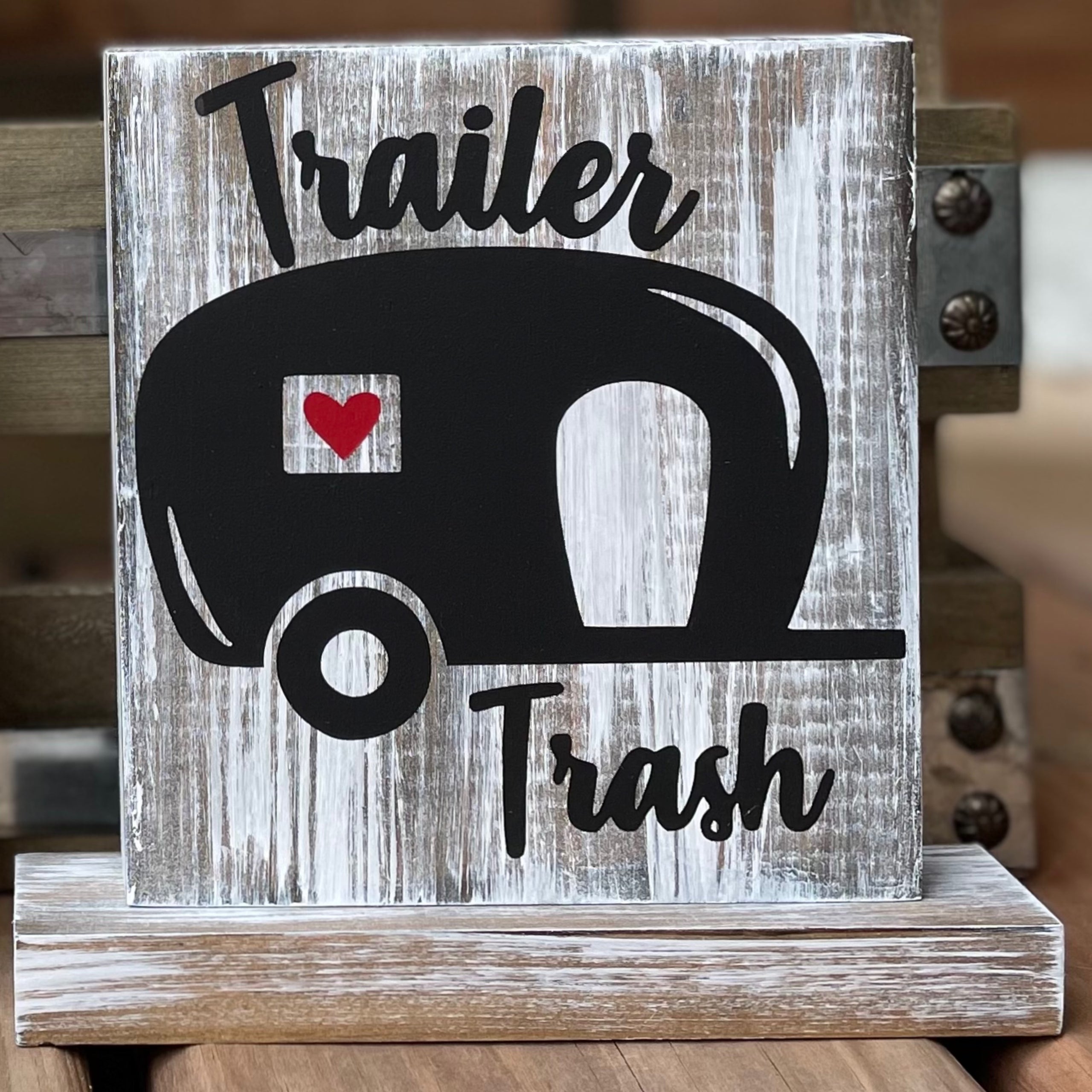 Trailer Trash Camper Pedestal | The Burnished Bee